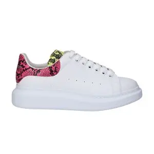 Alexander McQueen Oversized Sneaker With Snakeskin Print