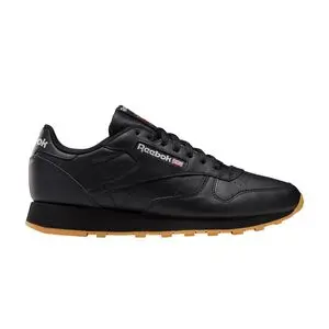 REEBOK Classic Leather Gum Sneakers - Black