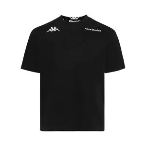 トップス Acne Studios x Kappa Logo T-shirt S Acne Studios X Kappa Logo T-Shirt - Black | Editorialist