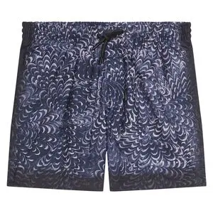Dries Van Noten Printed Swim Short - Blue
