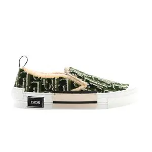 Dior B23 Oblique Tapestry Slip-on - Green