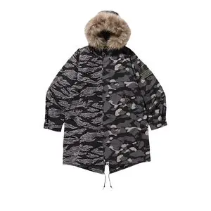 A BATHING APE X Undefeated M-51 Hoodie Jacket