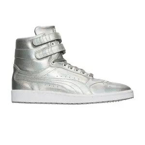 Puma Silver Tone Sneakers For Men