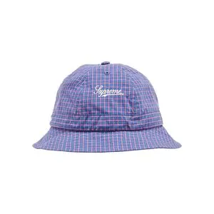 Supreme X Cordura Plaid Bell Hat - Blue