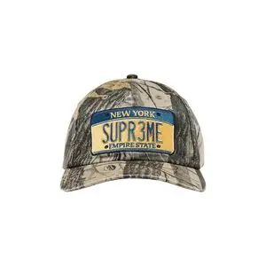 Supreme License Plate 6-panel Hat - Multicolor