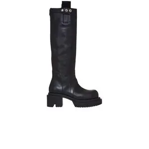 Rick Owens Porterville Knee Boots - Black