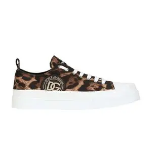 Dolce & Gabbana Portofino Leopard Print Sneakers