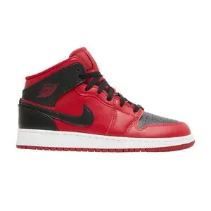 JORDAN 1 Mid Gs Sneakers - Red