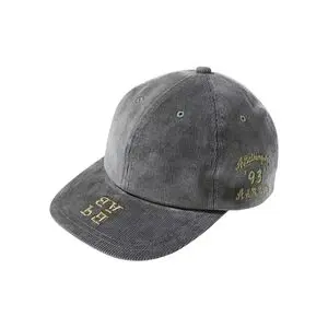 A BATHING APE Corduroy Panel Cap - Grey