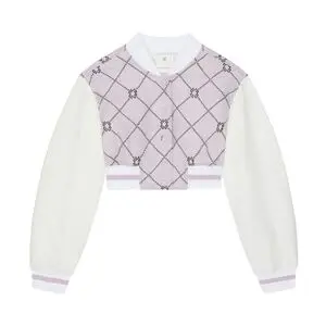 Givenchy Checked Varsity Jacket - Grey