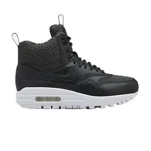 Nike Air Max 1 Mid Sneakerboot - Black