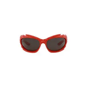 Balenciaga Wrap-around Sunglasses - Red