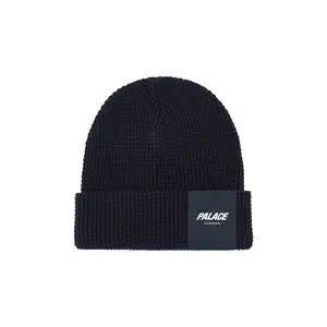 PALACE Waffle Knit Beanie - Blue