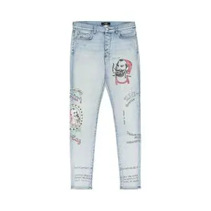 Amiri Zig Zag Skinny Jeans