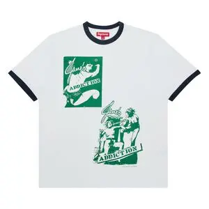 Supreme X Jane's Addiction Ringer Tee - White