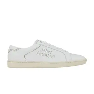 Saint Laurent Sl-08 'blanc Optique Studded' Sneakers