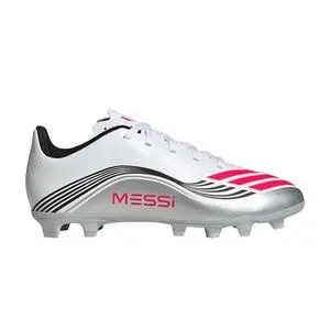 Adidas Messi Adizero F50 Club Fg Mg K 'prestig10 Pack' Soccer Cleats - White