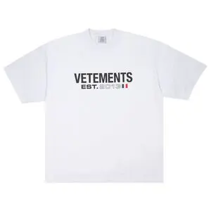 Vetements Flag Logo T-shirt - White