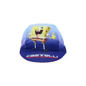 Supreme X Spongebob Squarepants X Castelli Cycling Cap - Blue