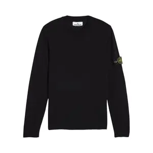 Stone Island Light Raw Stocking Stitch Sweatshirt - Blue