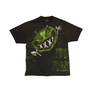 CACTUS JACK BY TRAVIS SCOTT X Wwe Two Words T-shirt Dx - Black