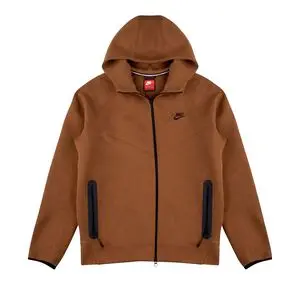 Nike Sportswear Tech Fleece Windrunner Full Zip Hoodie - Brown