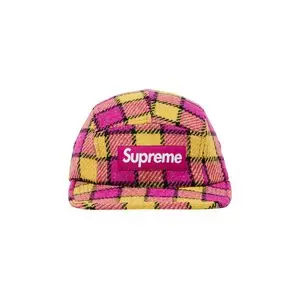 Supreme Harris Tweed Camp Cap - Pink