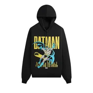 Kith X Batman Classic Vintage Nelson Hoodie - Black