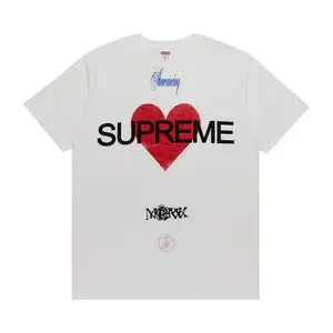 Supreme Announcing Tee White