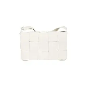 Bottega Veneta Cassette Small Shoulder Bag - White