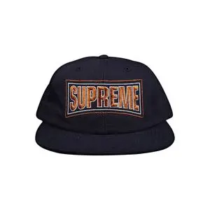 Supreme Metallic Arc 6-panel Cap - Blue