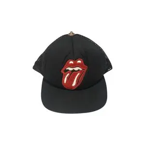 Chrome Hearts Rolling Stones Trucker Hat - Black