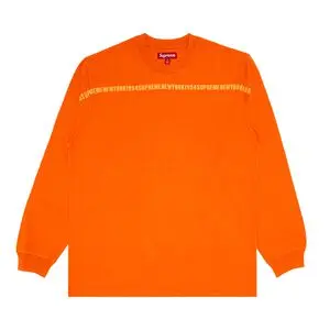 Supreme Intarsia Stripe Long-sleeve Top - Orange