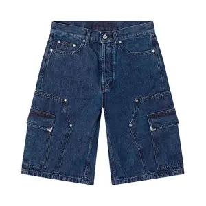 Palm Angels Denim Shorts For Women