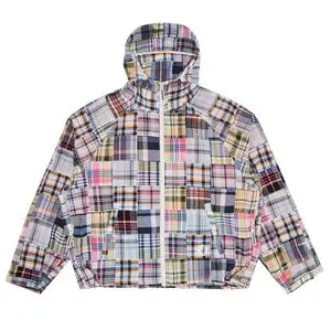 Supreme X Goodenough Patchwork Madras Hooded Jacket - Multicolor