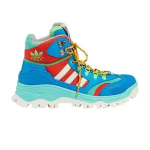 Gucci Adidas X Lace-up Boots - Blue