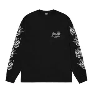 StÜssy Witch Doctor Long-sleeve Tee - Black