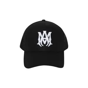 Amiri Ma Logo Trucker Hat - Black