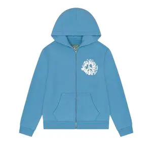 DENIM TEARS Denim University Zip Hoodie - Blue