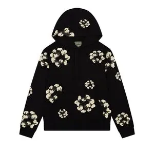 DENIM TEARS X Cactus Plant Flea Market Cactus Tears Wreath Hoodie - Black