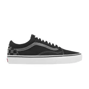 VANS Old Skool Logo Check Sneakers - Black
