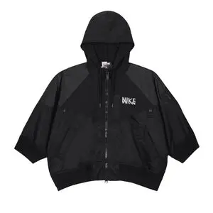 Nike Full Zip Hooded Jacket - Black