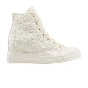 CONVERSE Chuck 70 Wedge Platform High Crocheted Satin