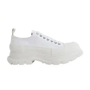 Alexander McQueen Tread Slick Lace-up Sneakers - White