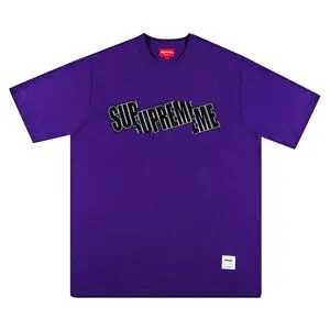 Supreme Cut Logo Short-sleeve Top - Purple