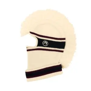 AMBUSH Fringe Knit Balaclava - White