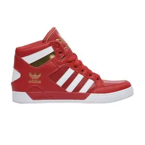 Adidas Hard Court High Top Sneakers - Red