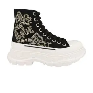 Alexander Mcqueen Embellished Boots For Women