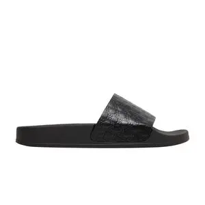 Balmain Calypso Embossed Monogram Sandal