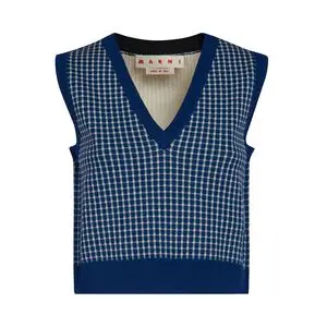 Marni Sleeveless V-neck Sweater